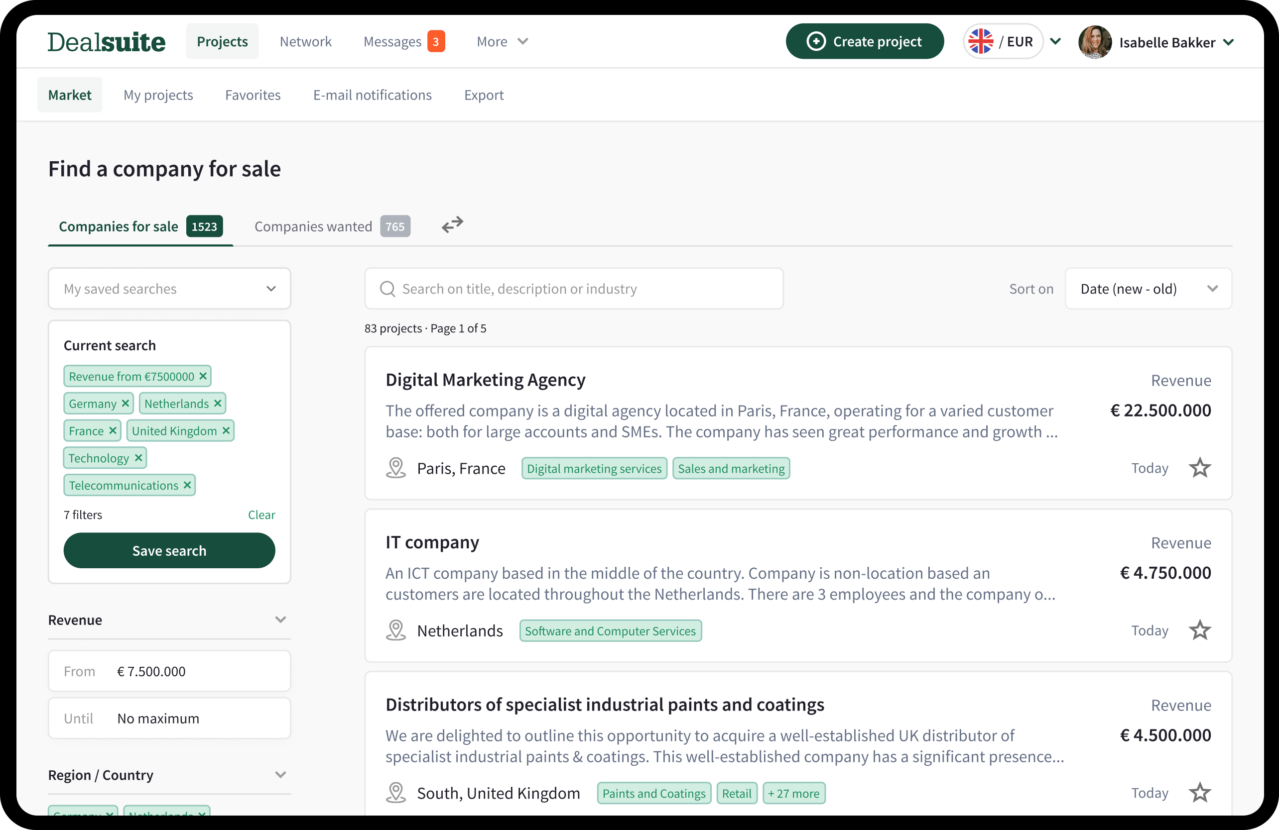 The Leading European M A Platform